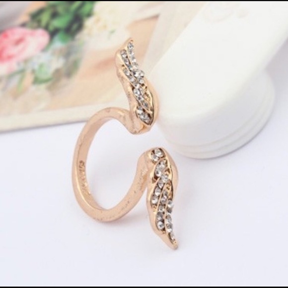 Jewelry | Gold Angel Wings Ring | Poshmark